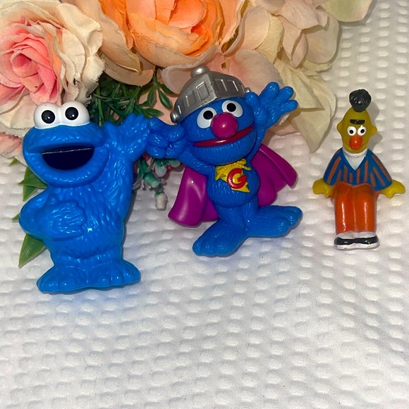 Sesame Street | Toys | Sesame Street Blue Toy Figures Set | Poshmark